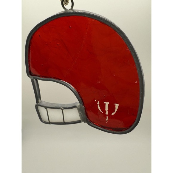 Accents | Vintage Stained Glass Indiana Hoosiers Football Helmet ...